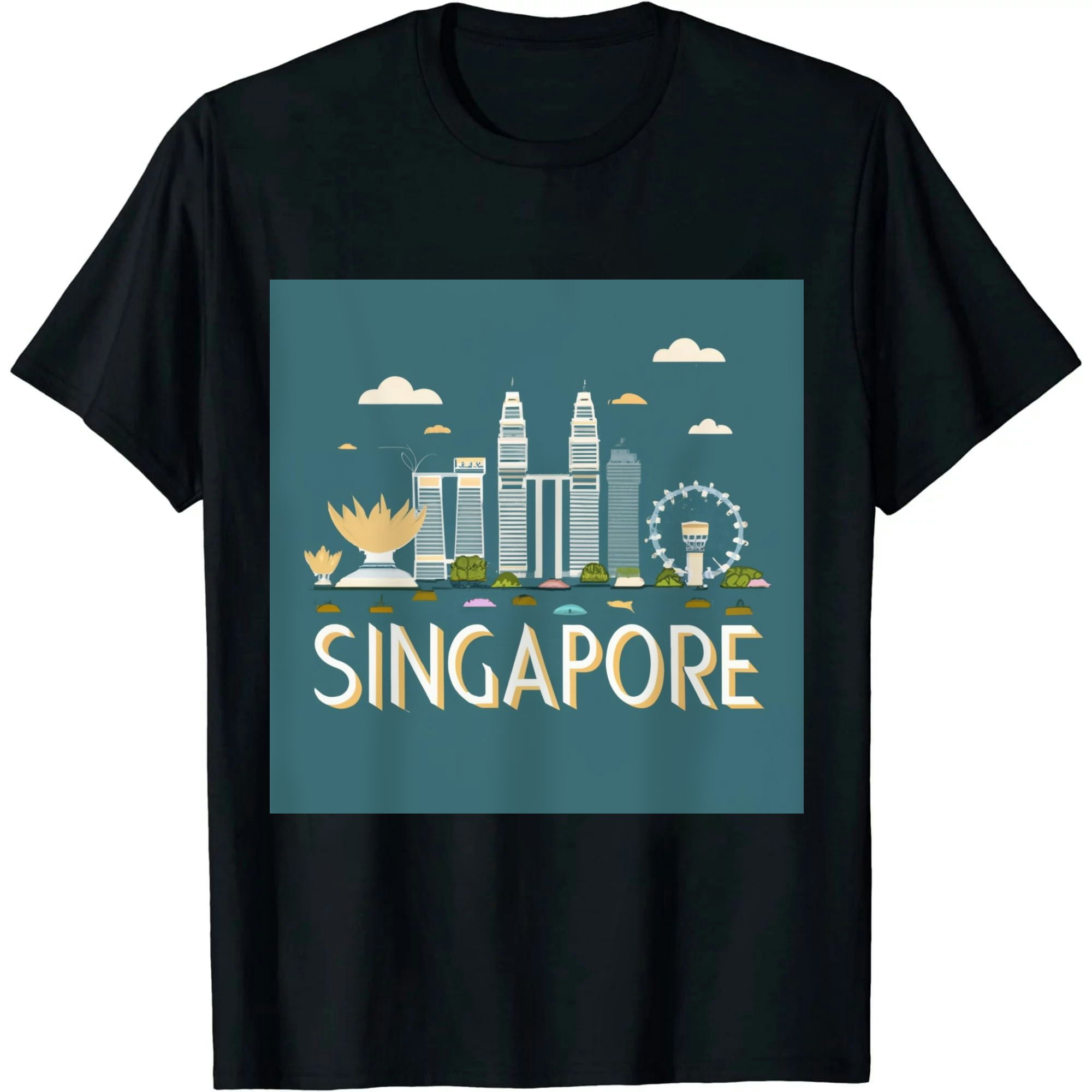 ONETECH Singapore I Southeast Asia T-Shirt - Walmart.com
