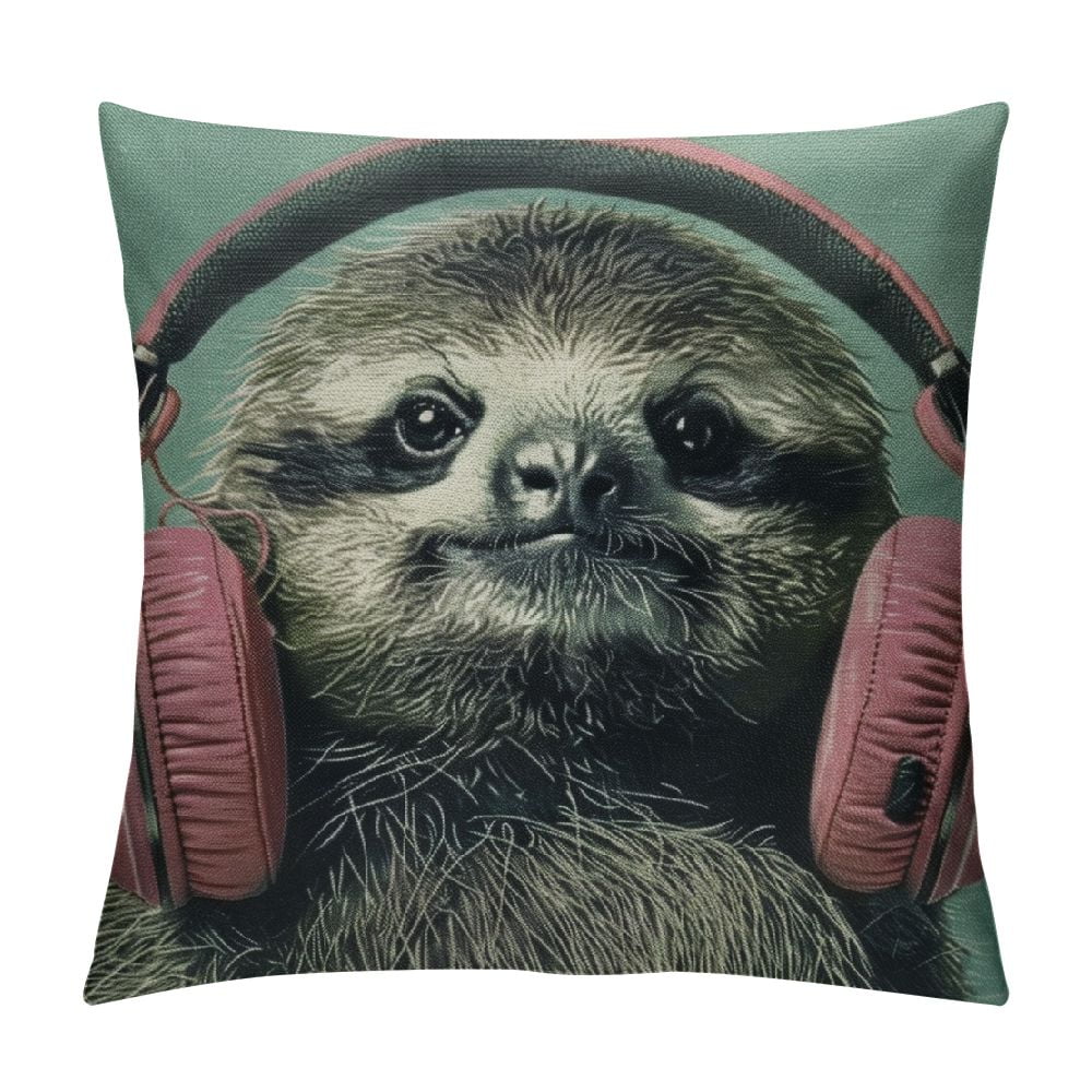 ONETECH Sloth Pillows Decorative Throw Pillow Cover Sloth with ...