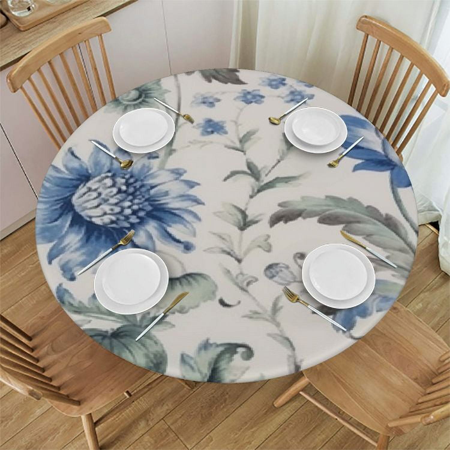 ONETECH Spring Summer Floral Tablecloth Butterfly Bird Flower ...