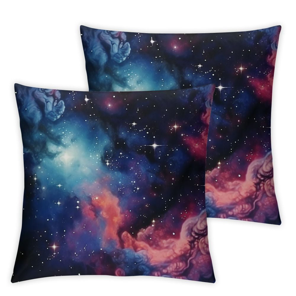 ONETECH Star Cluster Galaxy Space Art Aesthetic Decorative Throw Pillow ...