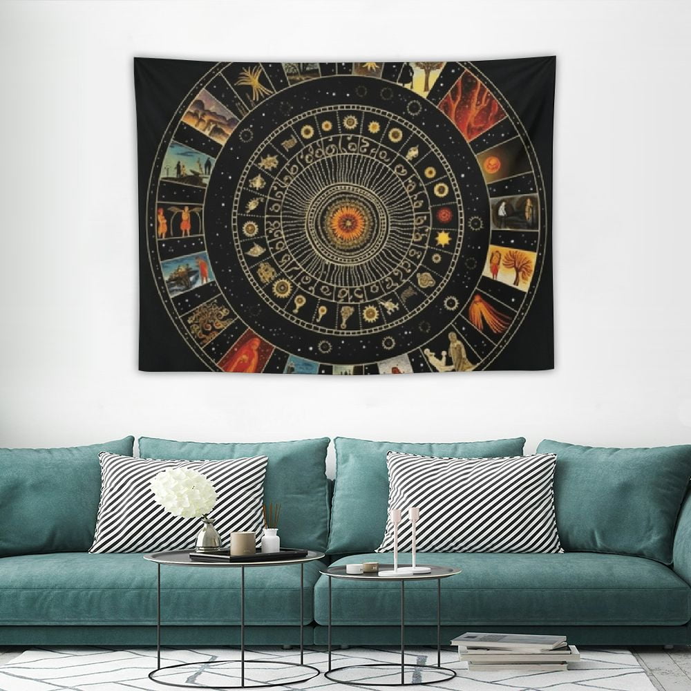 ONETECH Star Tarot Card Tapestry Spiritual Tapestry Zodiac Astrology ...