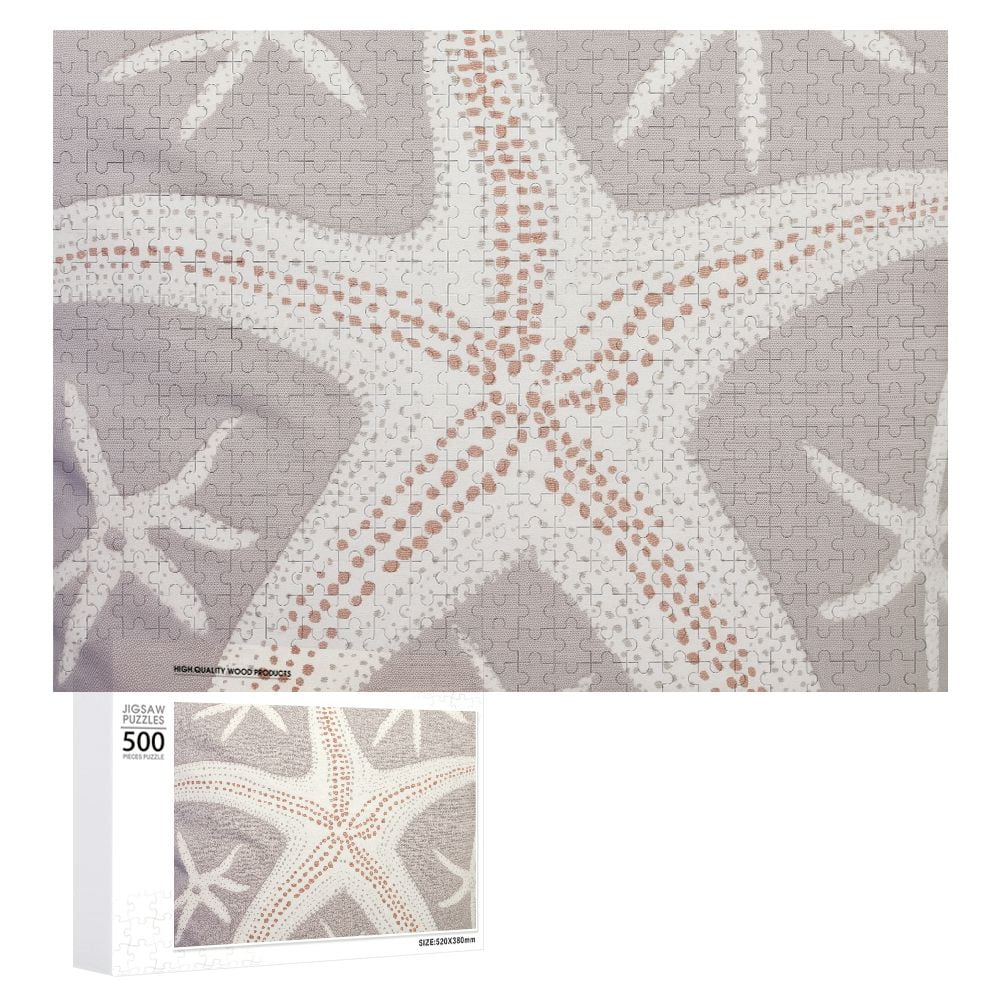 ONETECH Starfish Wooden Jigsaw Puzzle Challenging Difficult Wood ...