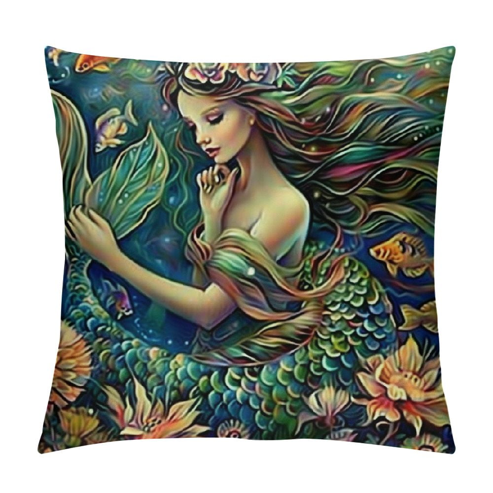 ONETECH Summer Ocean Theme Pillow Covers Beach House Decor Cushion ...