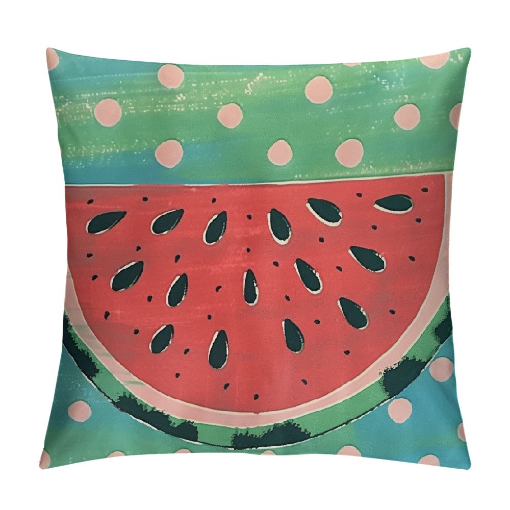 ONETECH Summer Pillow Cover Pineapple Watermelon Pillows Covers Cool ...