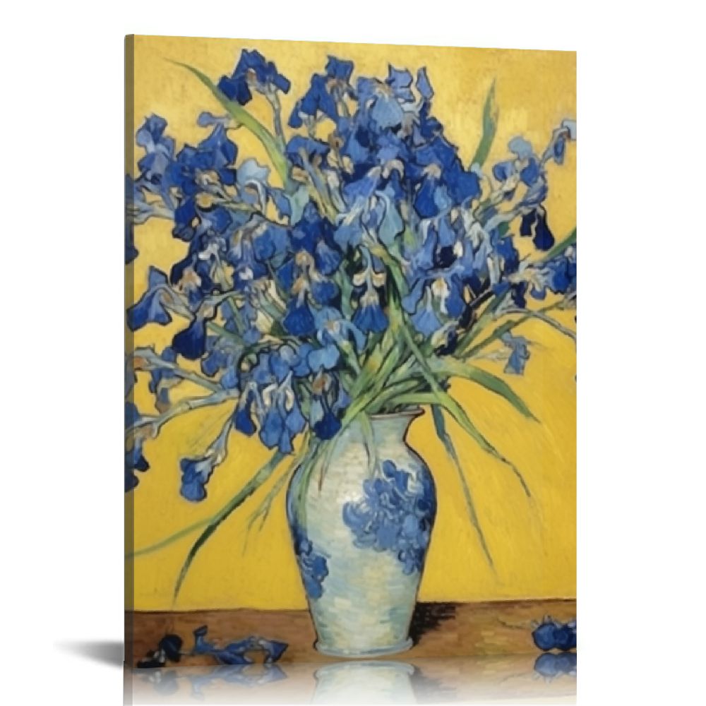 FUMJ Sunflowers Flower Vase Van Gogh Art Reproduction, Giclee Canvas ...