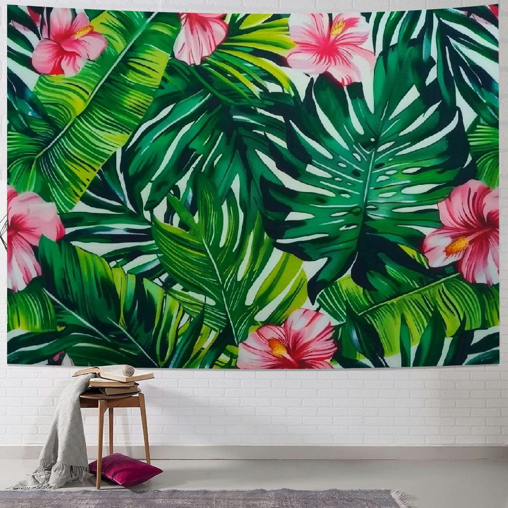 ONETECH Tapestry Palm Tapestry Palm Tree Leaves Wall Tapestry ...