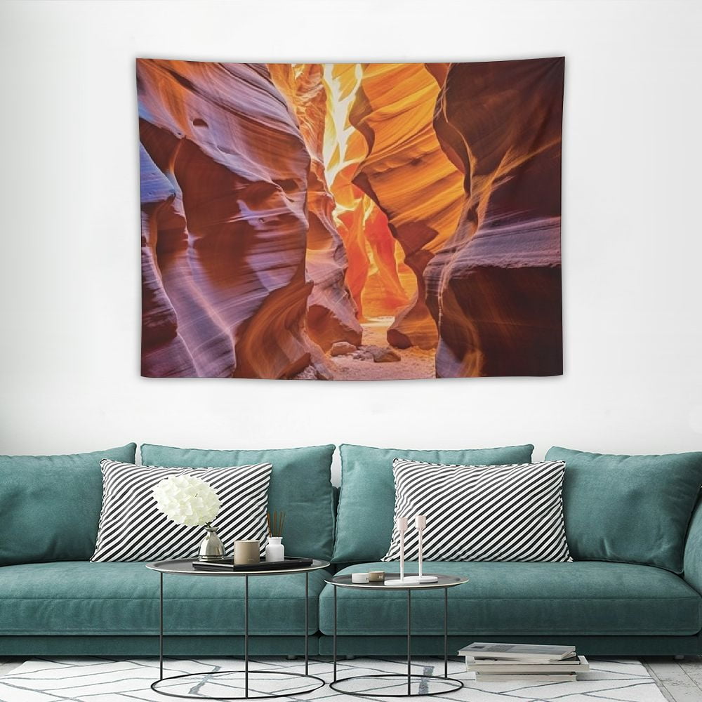 ONETECH Tapestry Wall Hanging Red Antelope Yellow Sandstone Orange ...