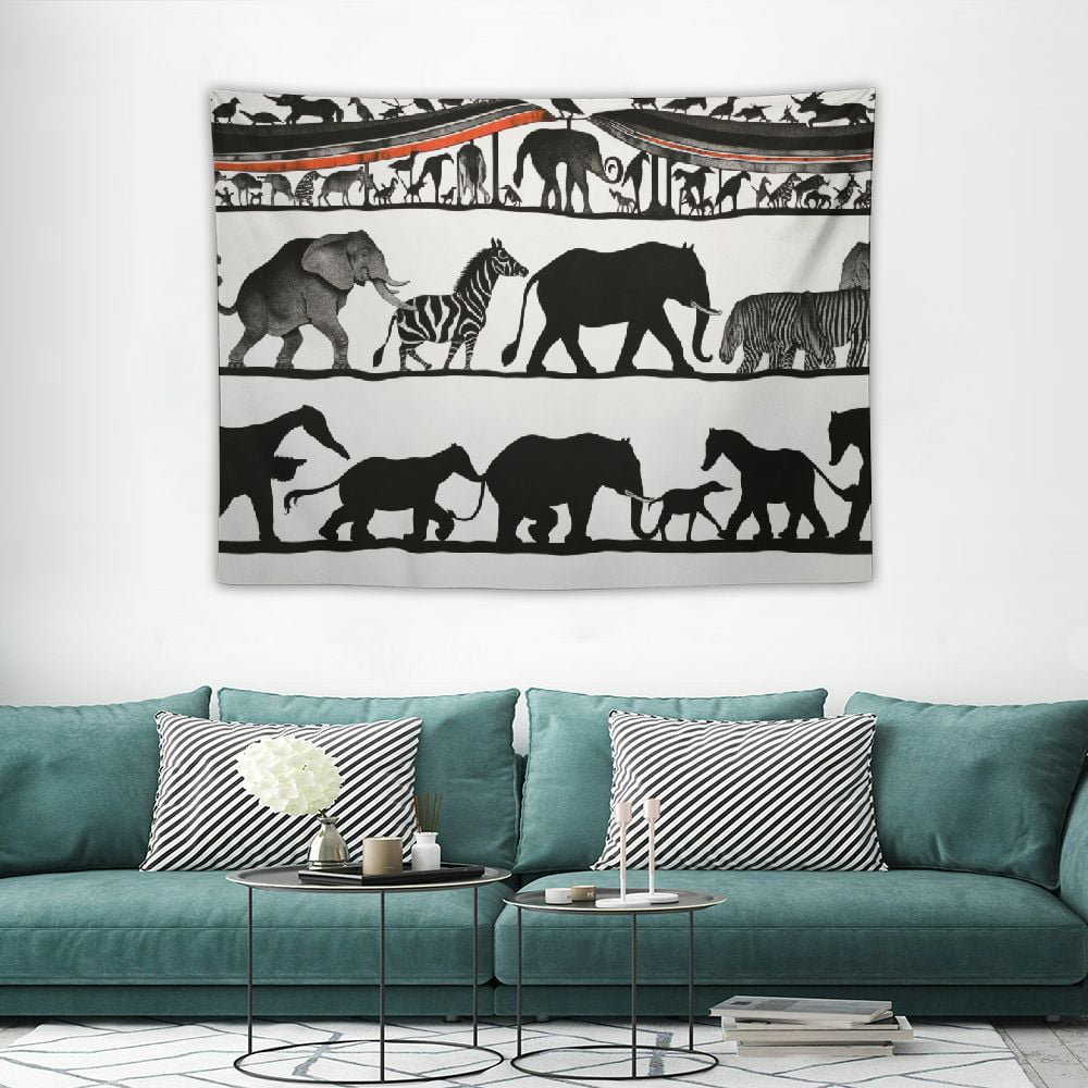 ONETECH Tapestry Wall Hanging Set Typography Walking Foregrounds ...