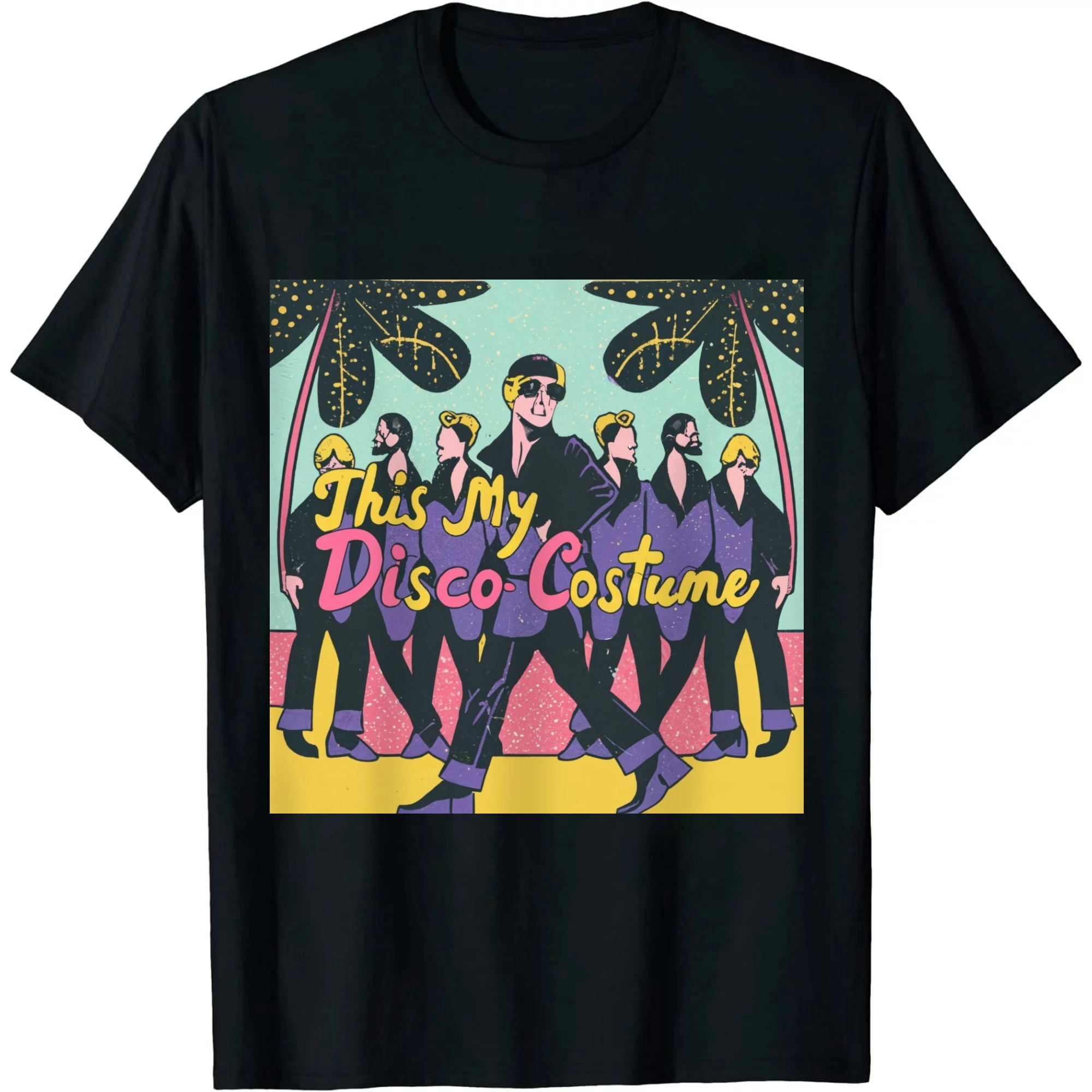 ONETECH This Is My Disco Costume - 1970s Funky Party 70s Groove T-Shirt ...