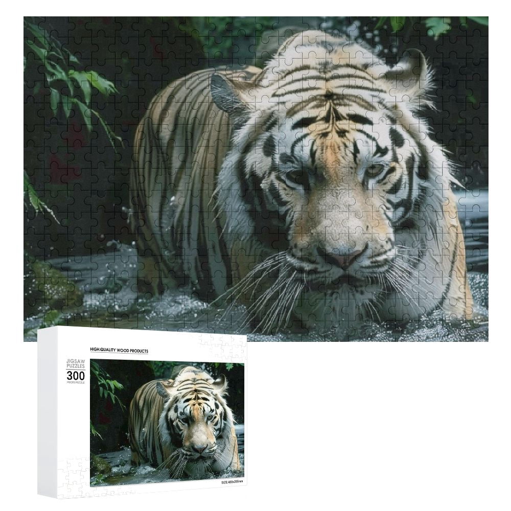 ONETECH Tiger, River, Forest Wooden Puzzle Challenging Difficult Wood ...
