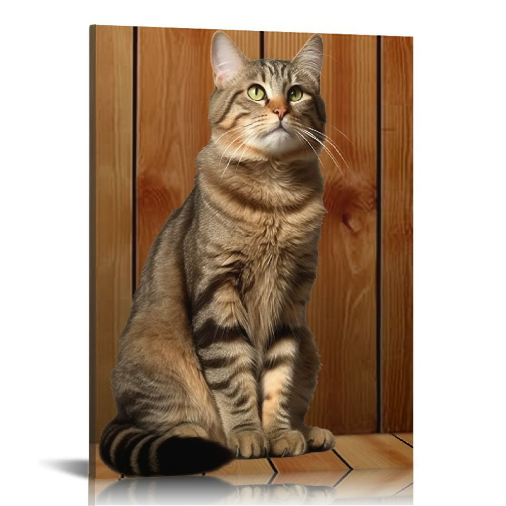 ONETECH Tin Sign Tabby cat i am Your Friend Your Partner You are My ...