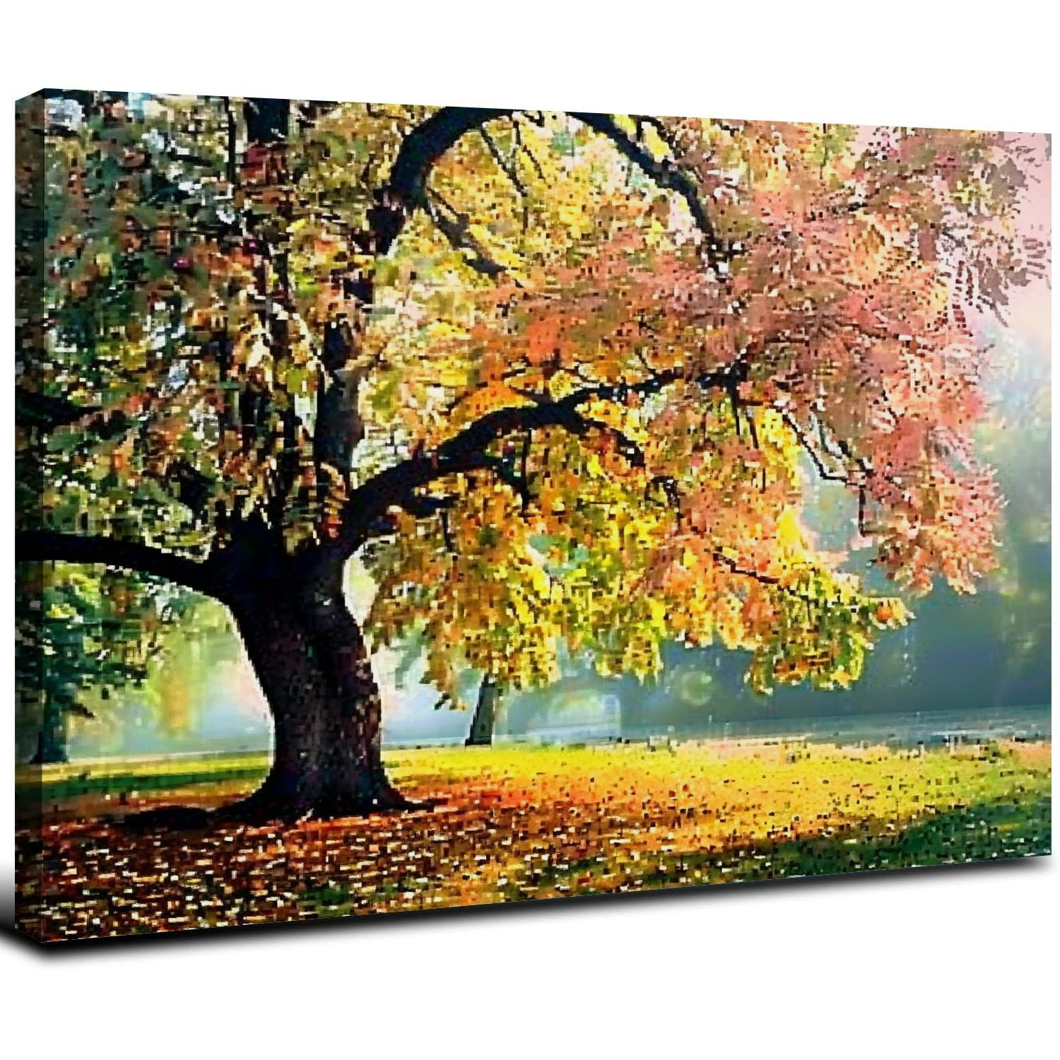 ONETECH Tree of Life Wall Art Canvas Prints Natural Scenery Picture ...
