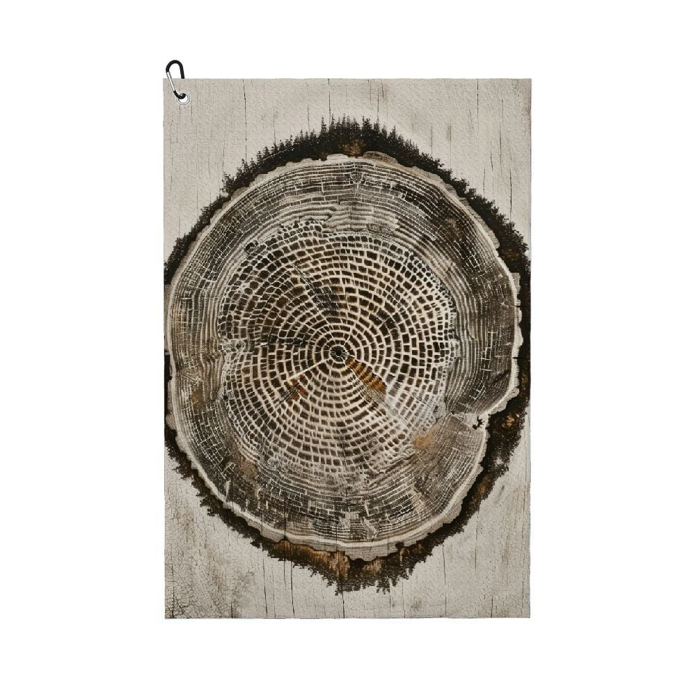 ONETECH Tree Stump Woodcut Golf Towel Super Absorbent Microfiber Father ...