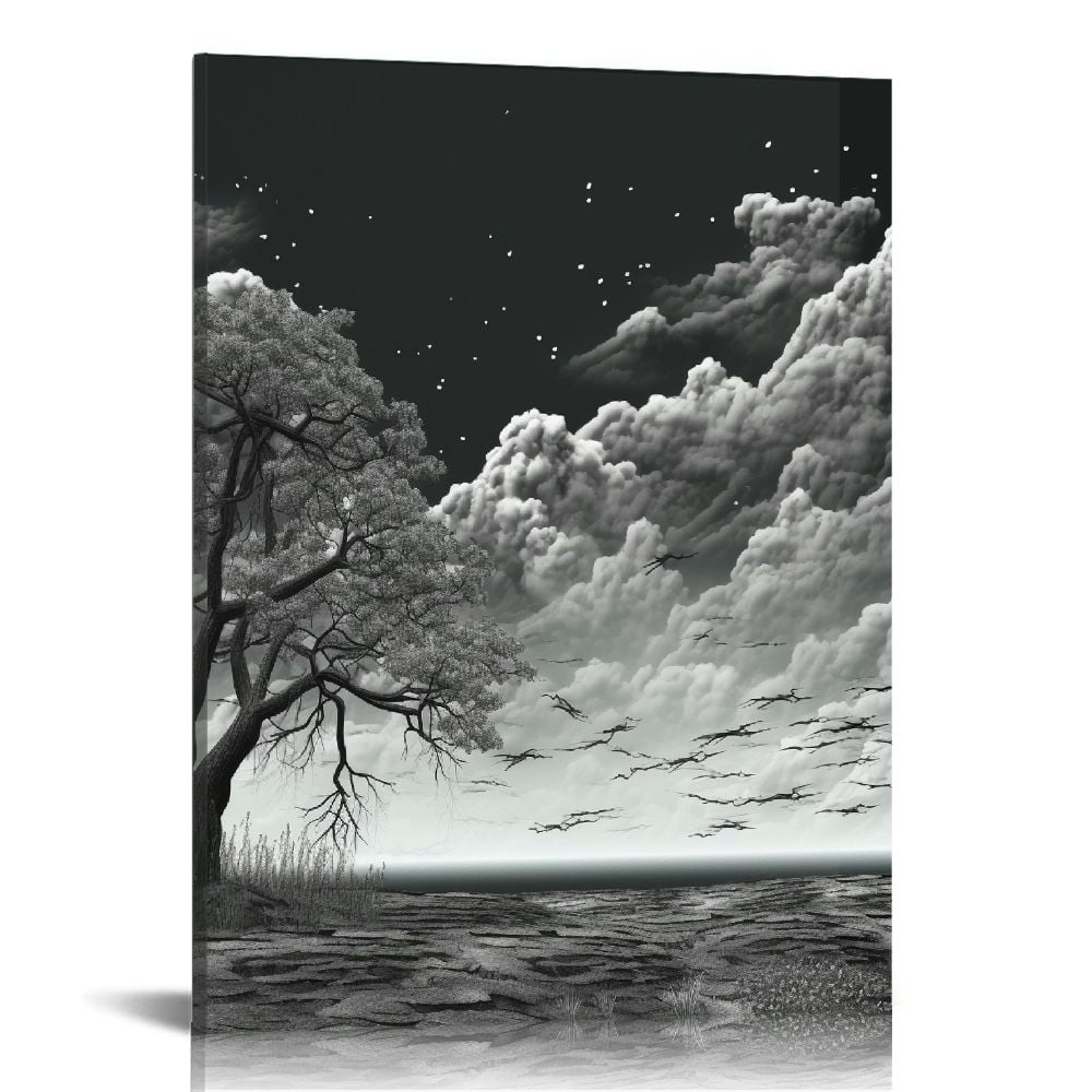 ONETECH Tree Wall Art Decor Painting Pictures Print On Canvas, the ...