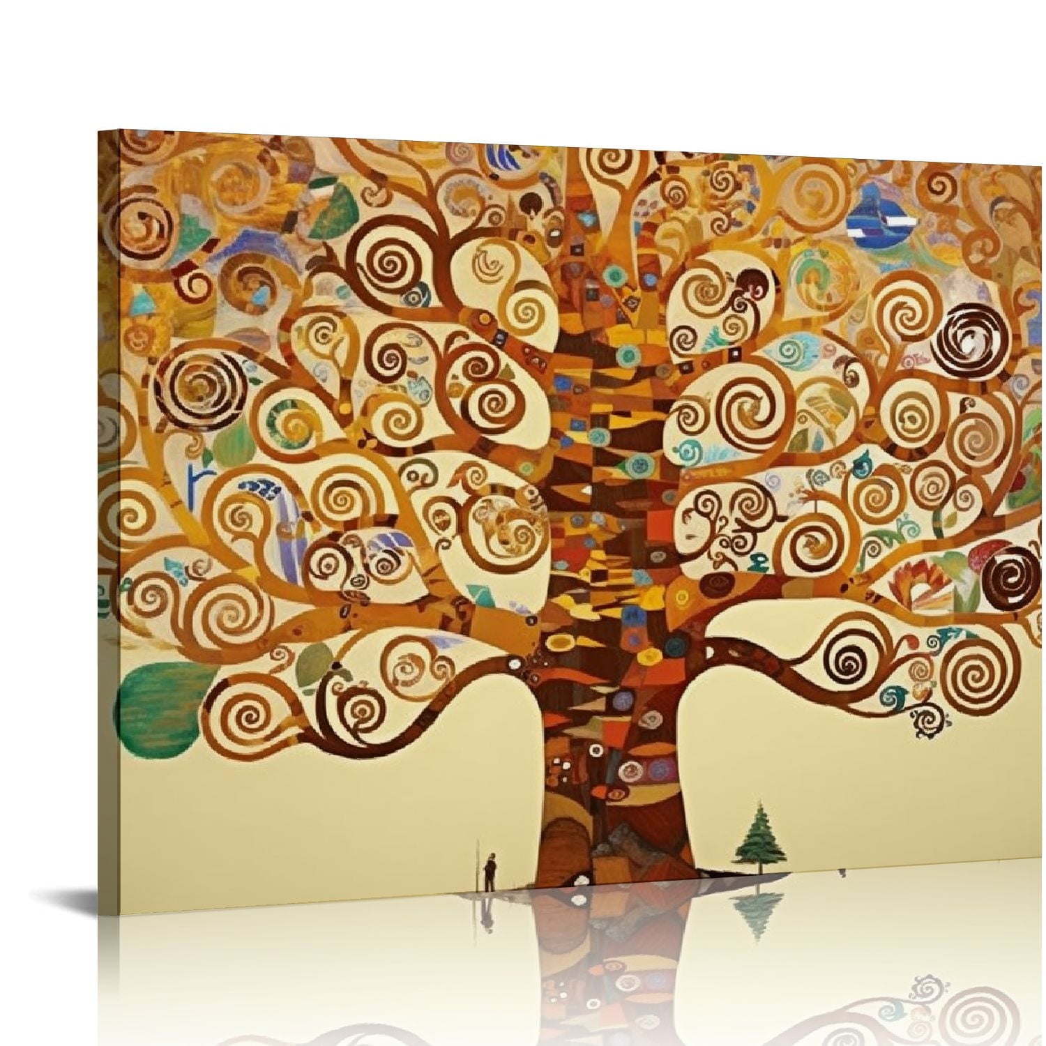 ONETECH Tree of Life Modern Gallery Wrapped Giclee Canvas Print ...