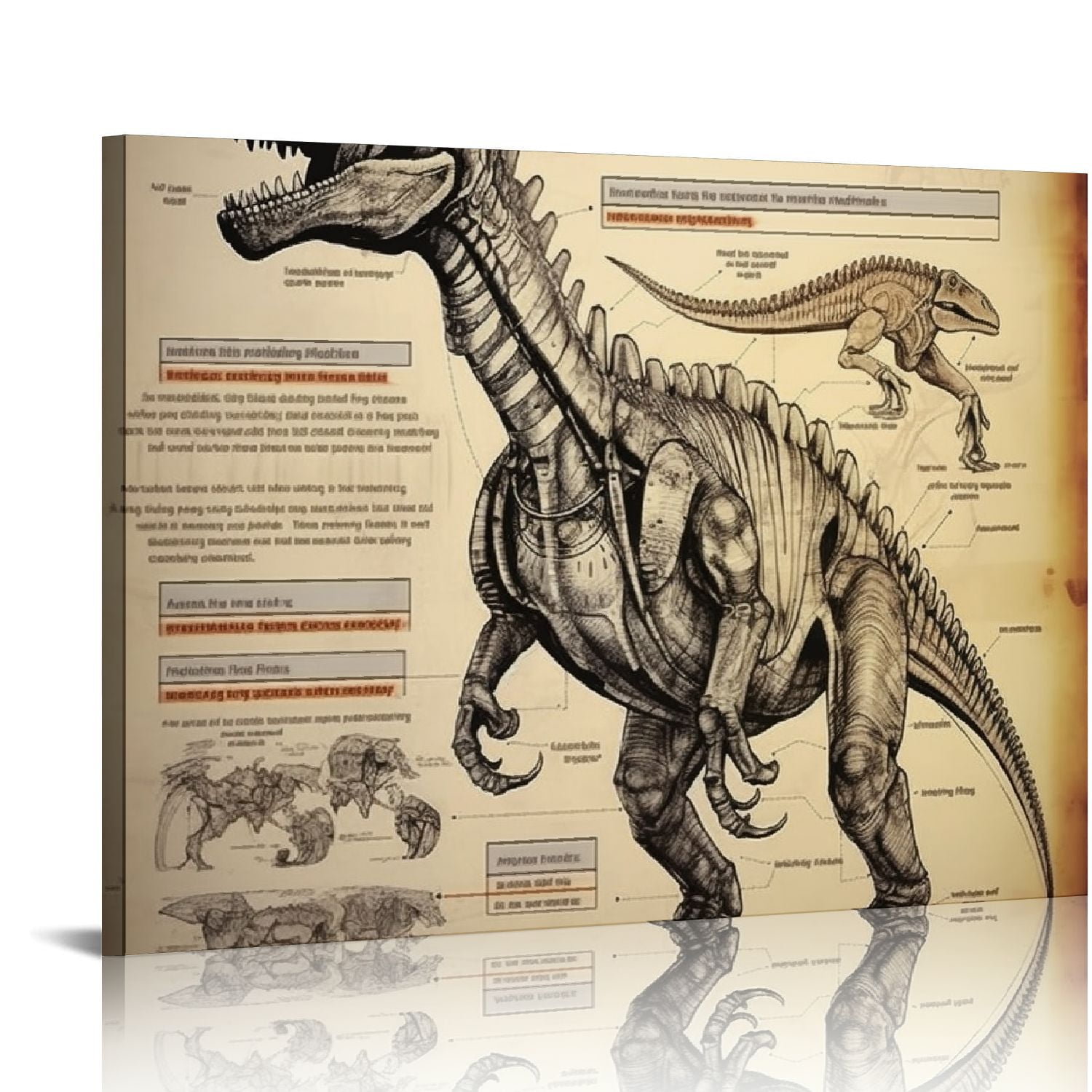 ONETECH Tyrannosaurus Rex Information Unique Crafts Hanging Decoration ...