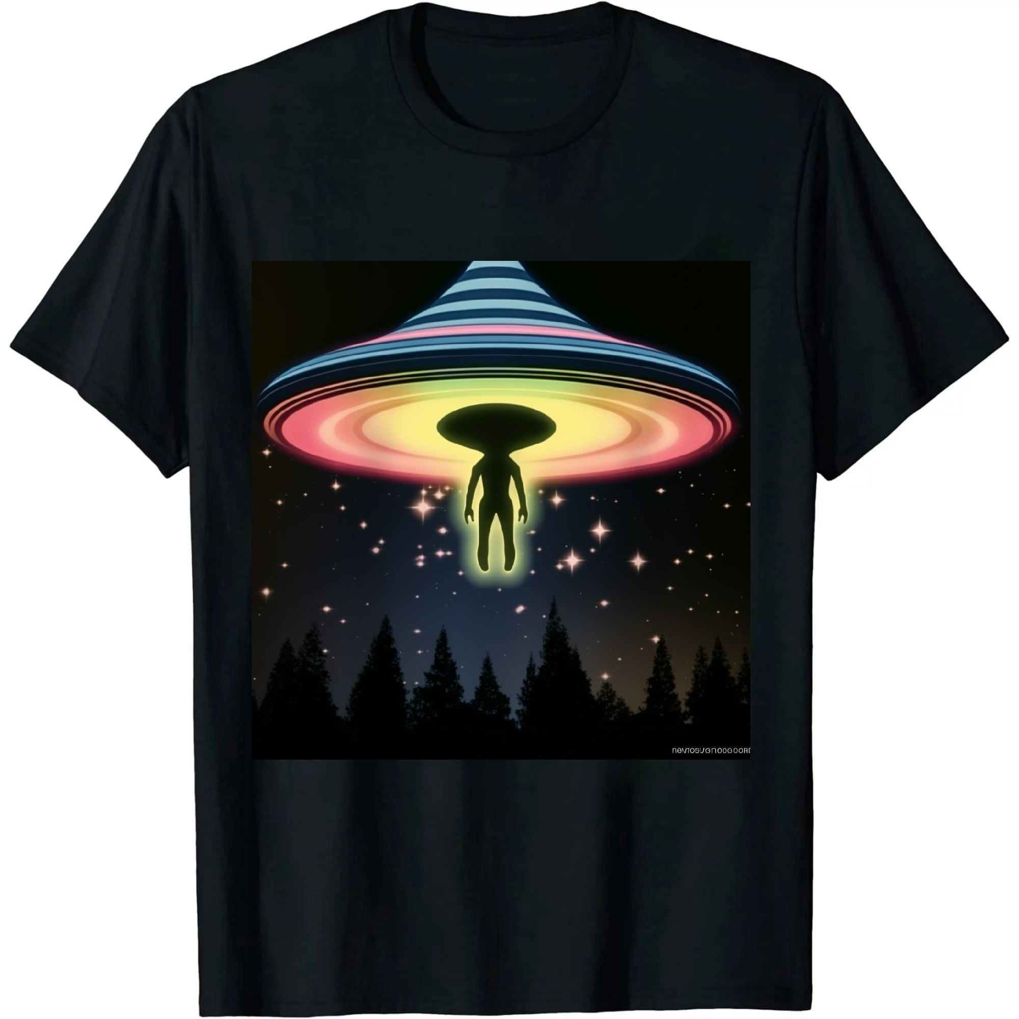 ONETECH UFO Abduction - Alien Abduction Vintage Aliens Lover T-Shirt - Walmart.com