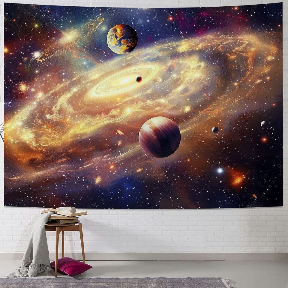 ONETECH Universe Tapestry Wall Hanging Outer Space Solar System Milky ...
