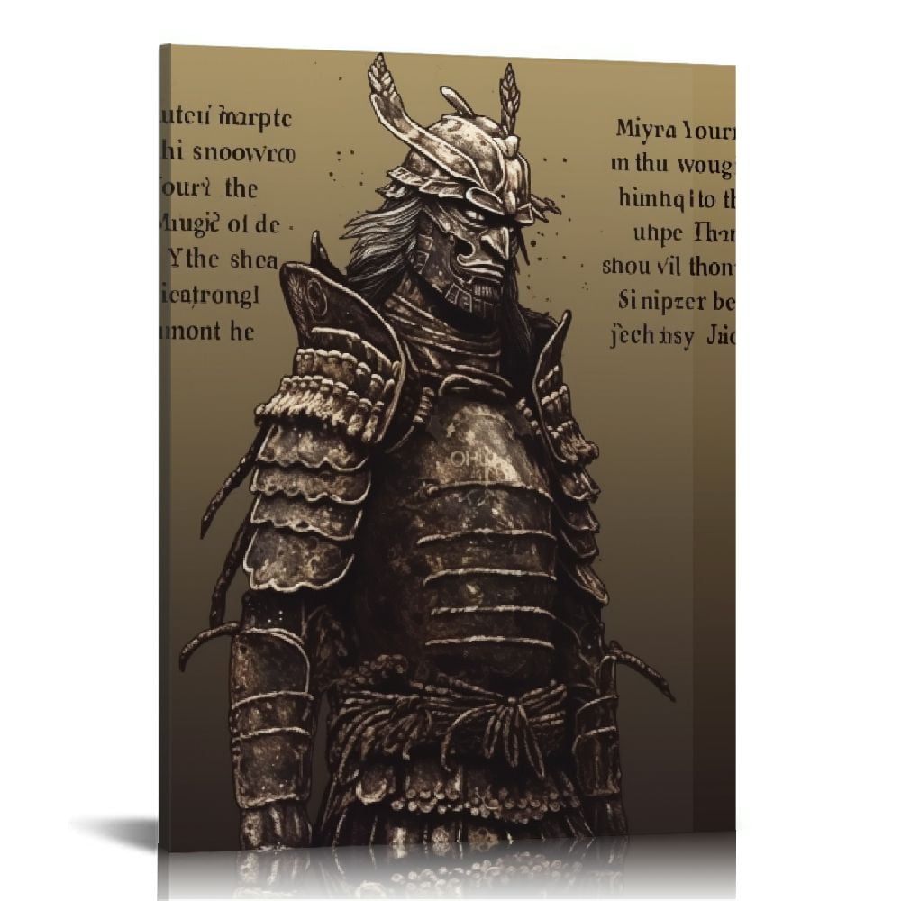 ONETECH Vagabond Miyamoto Musashi Poster Life Rules Wall Art Quotes ...