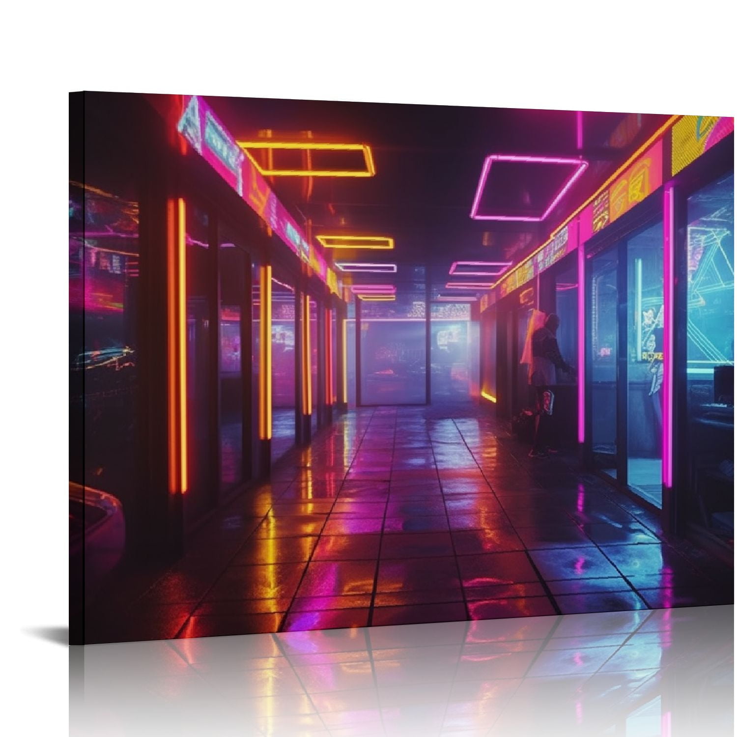 ONETECH Vaporwave Poster Synthwave Wall Art Futuristic 80s Retro Game ...