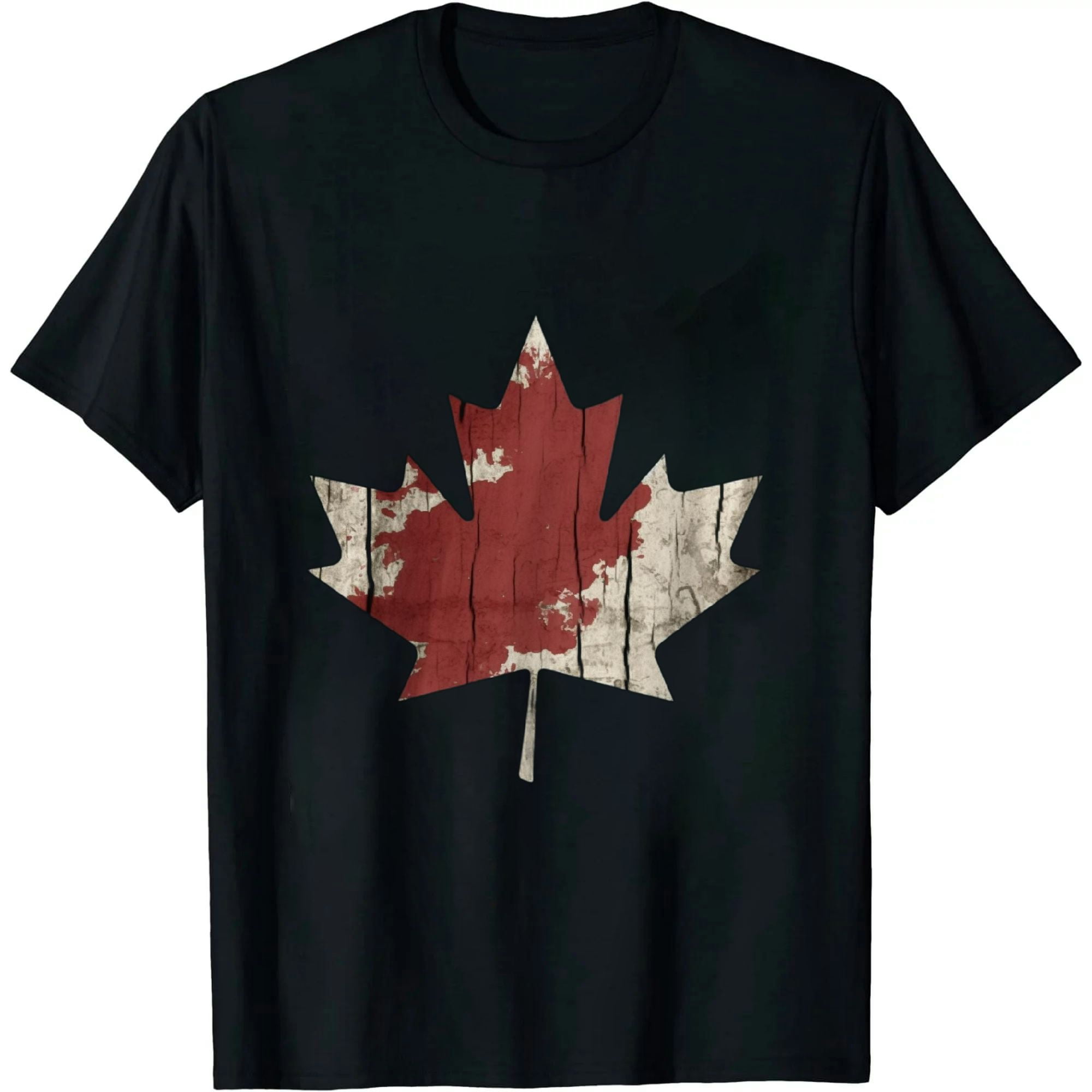 ONETECH Vintage Canada Flag Shirt Maple Leaf Canadian Pride T-Shirt ...