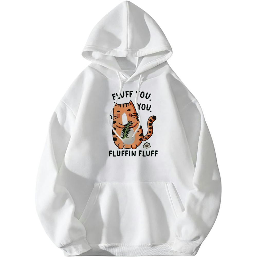 ONETECH Vintage Fluff You You Fluffin Fluff Women Men Hoodie - Walmart.com