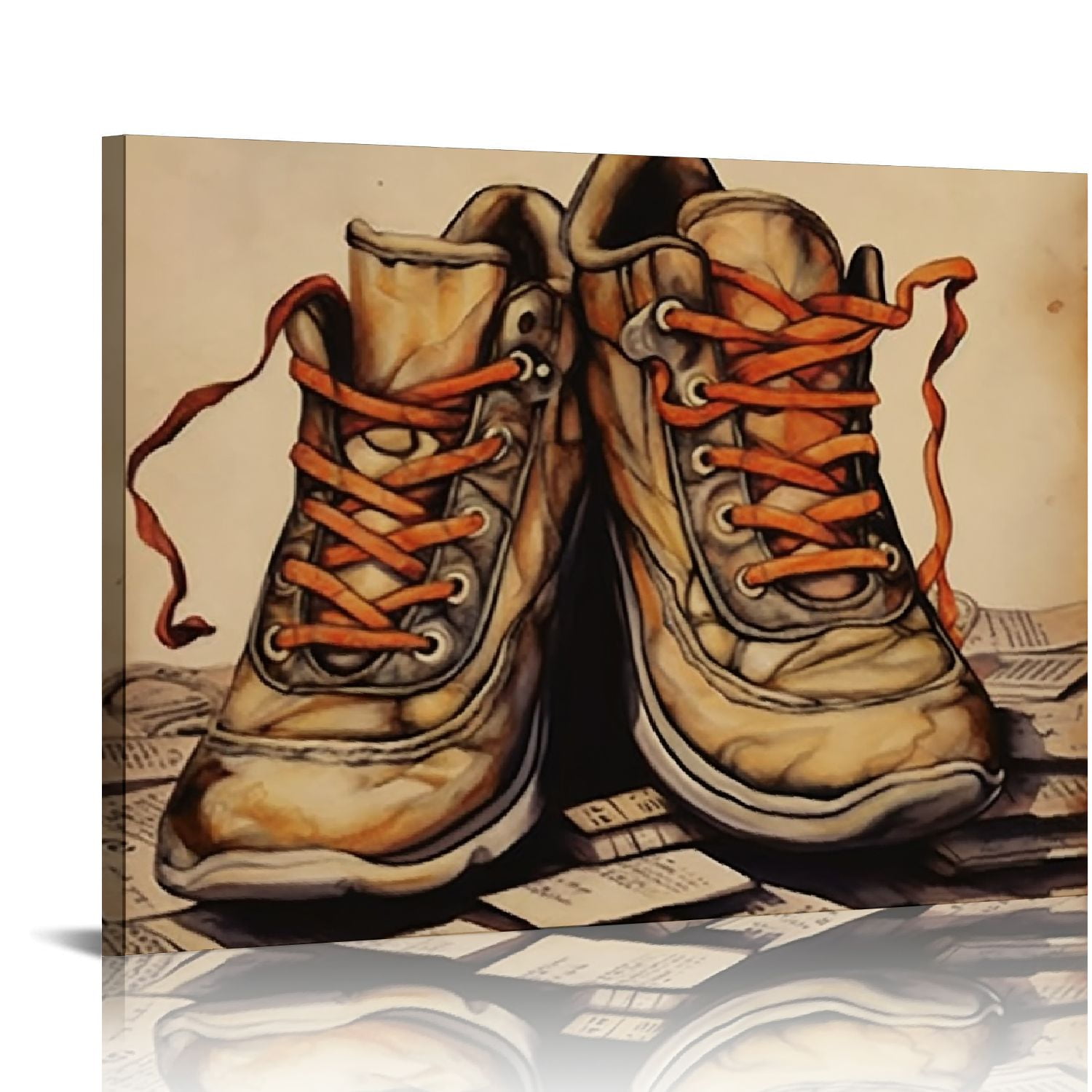 ONETECH Vintage Poster Sign Runners Life is Better with Running Shoes ...