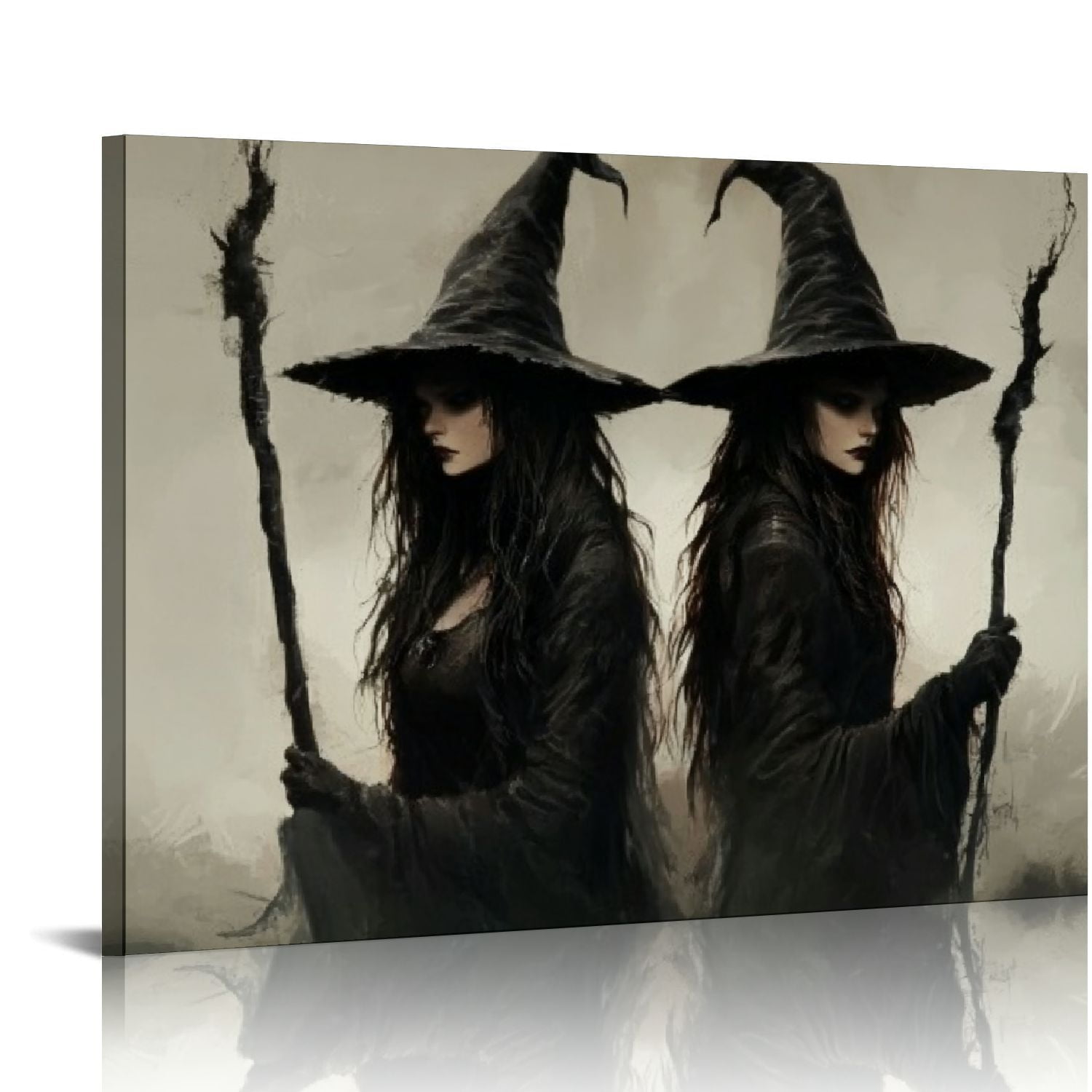 ONETECH Vintage Three Witches Posters Witchy Canvas Prints Dark ...