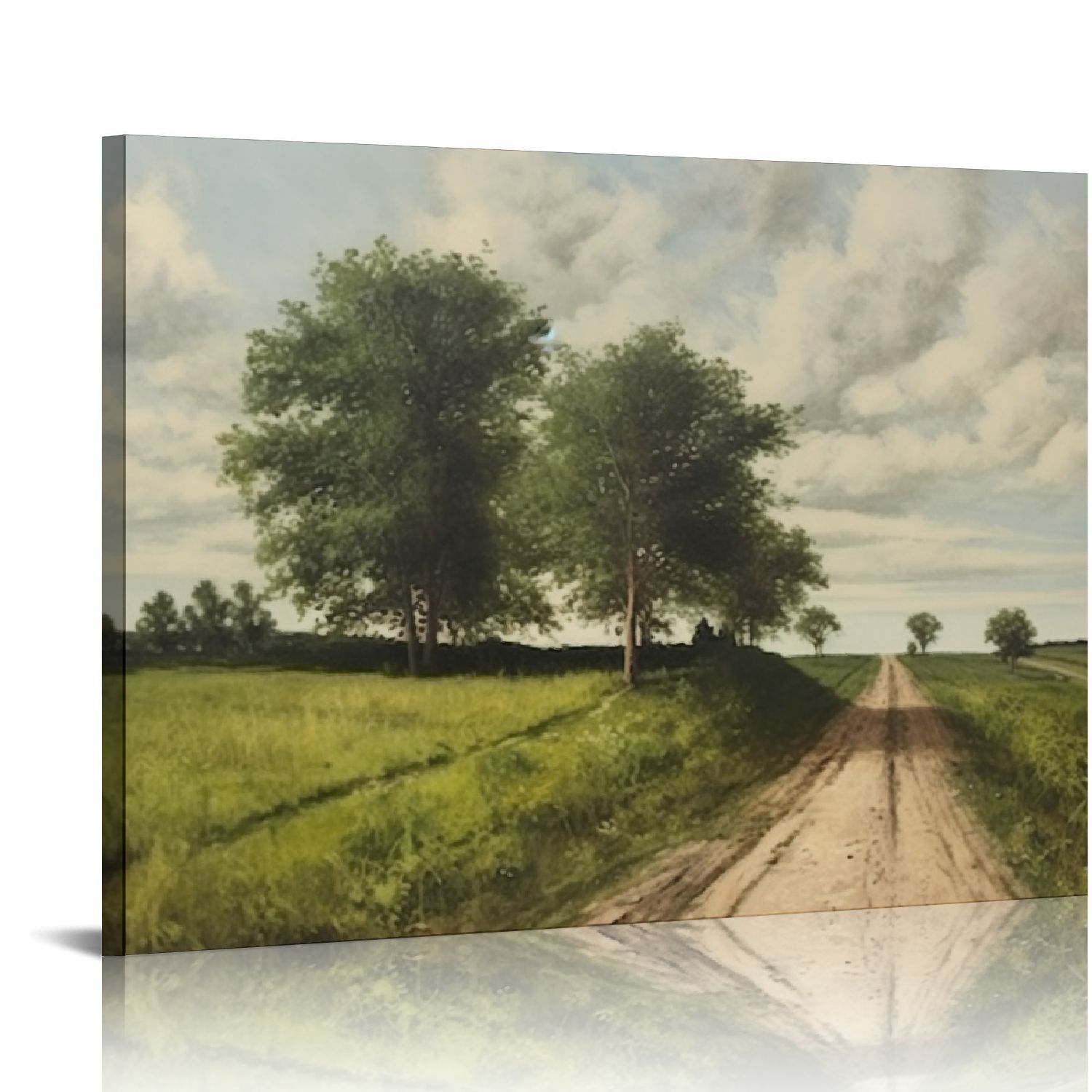 ONETECH Vintage Wall Art Country Landscape Art Print Vintage Landscape ...