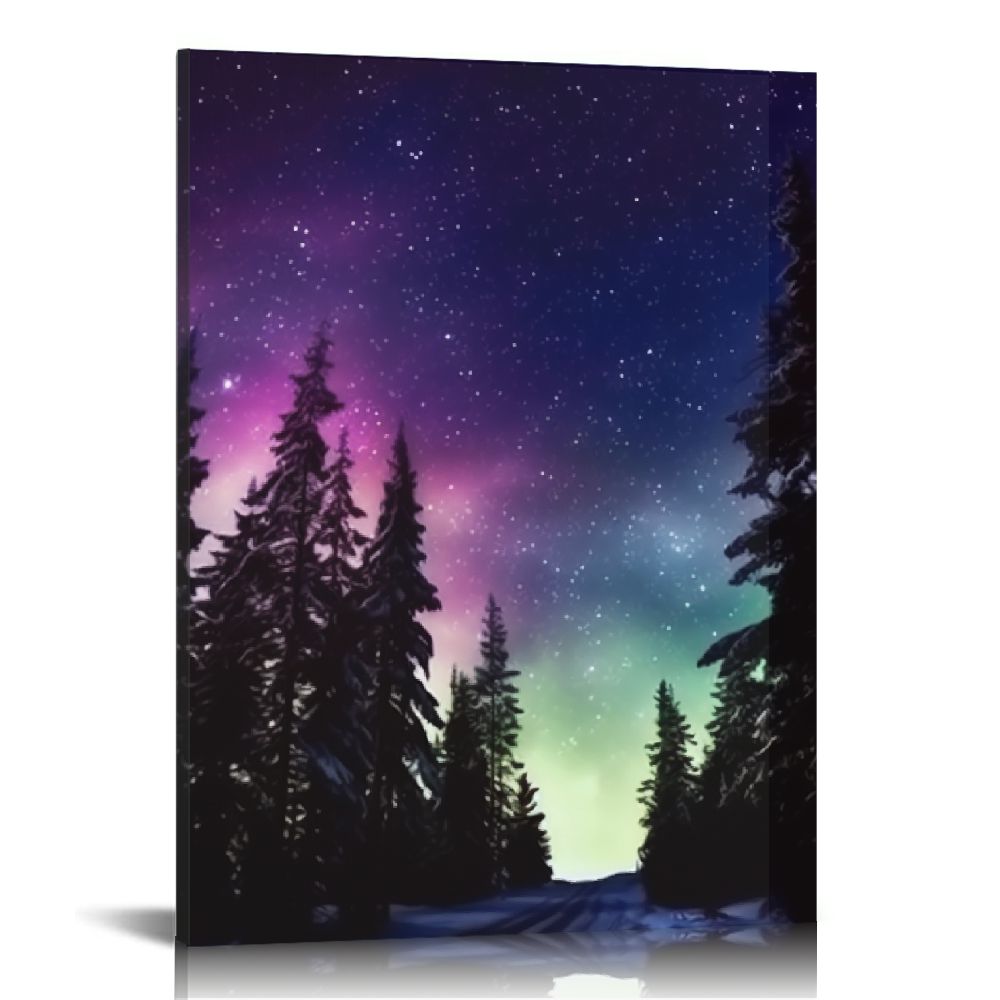 ONETECH Wall Decorations for Living Room Aurora Borealis Home Decor ...