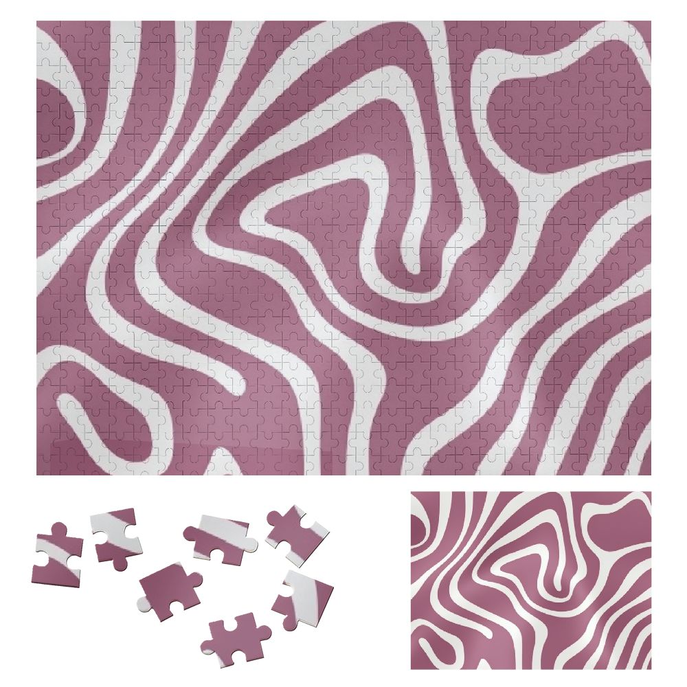 ONETECH Wavy Lines, , Op Art Wooden Puzzle Challenging Difficult Wood ...