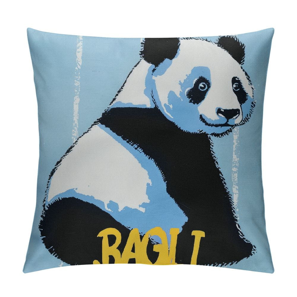 ONETECH Who Loves Pandas Panda Bear Throw Pillow Cover , Panda Bear ...