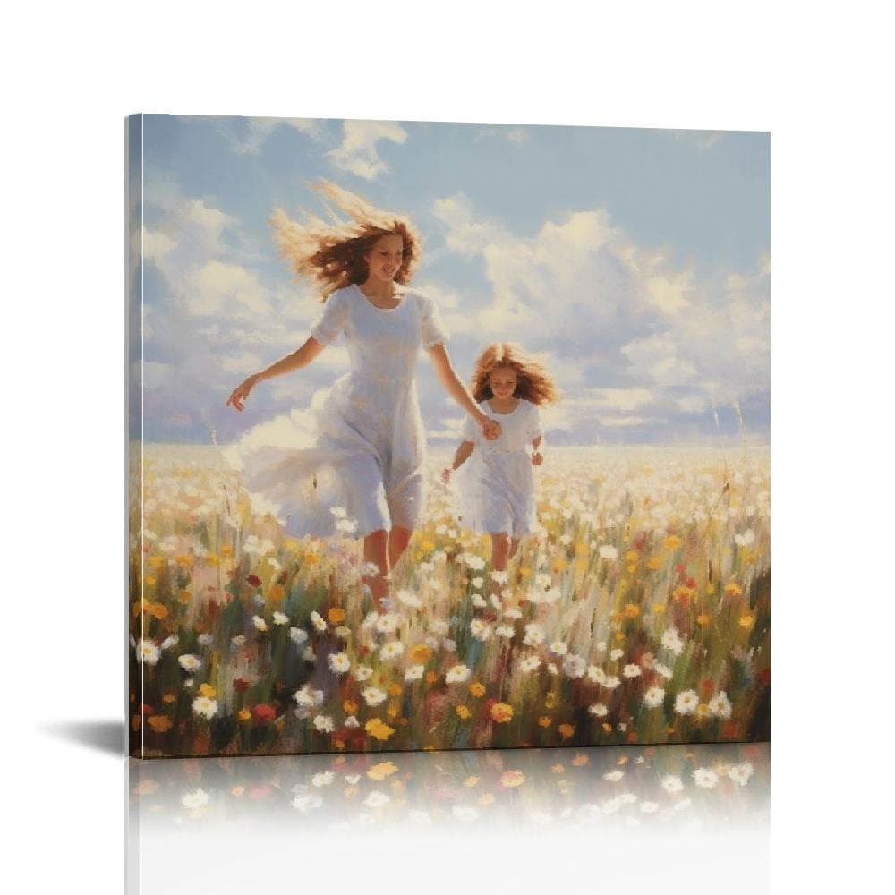 ONETECH Woman Running to Jesus, Christian Printable, Bible Christian ...