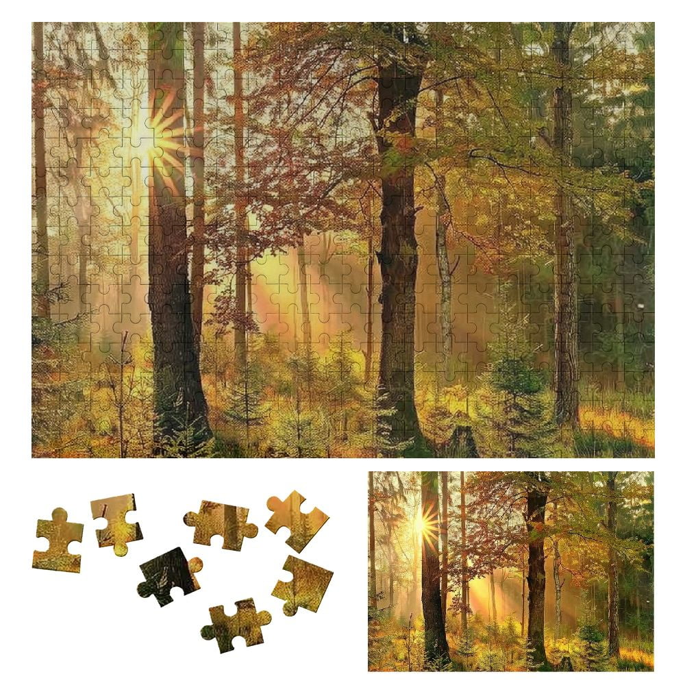 ONETECH Wooden Jigsaw Puzzle Challenging Difficult Wood Puzzles for ...