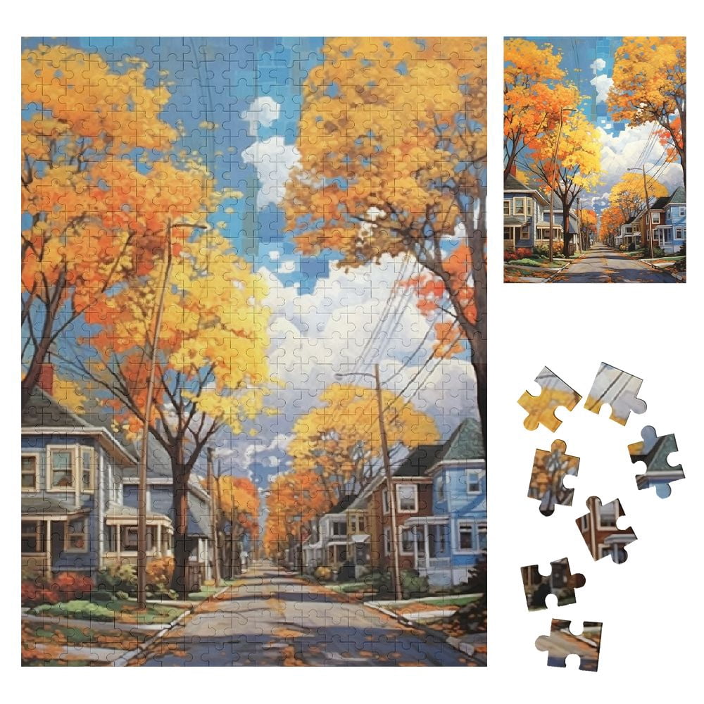 ONETECH Wooden Jigsaw Puzzle for Family and Friends - Premium Trees ...