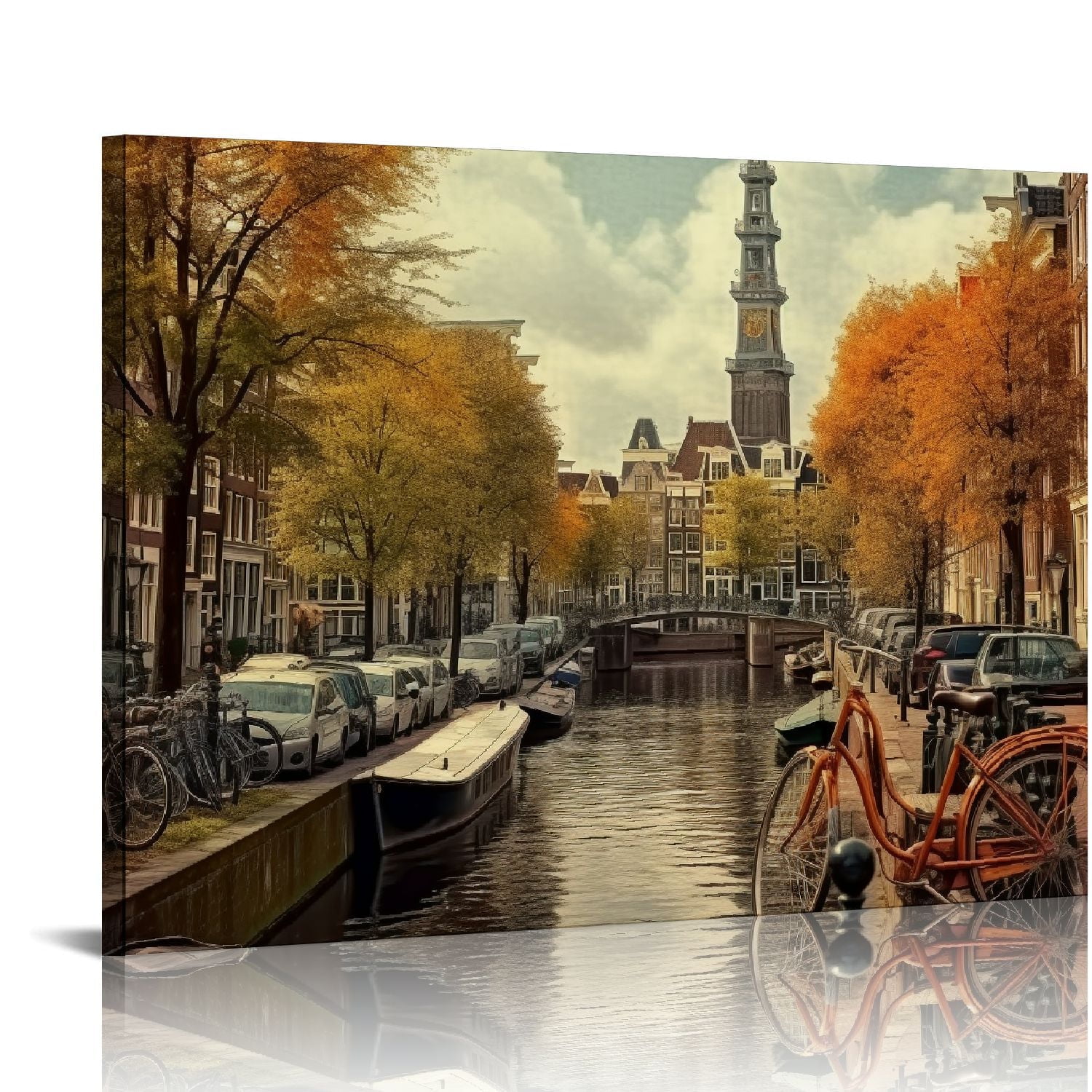 ONETECH World's Heritage Famous Places Canvas Wall Art, Scenic Framed ...