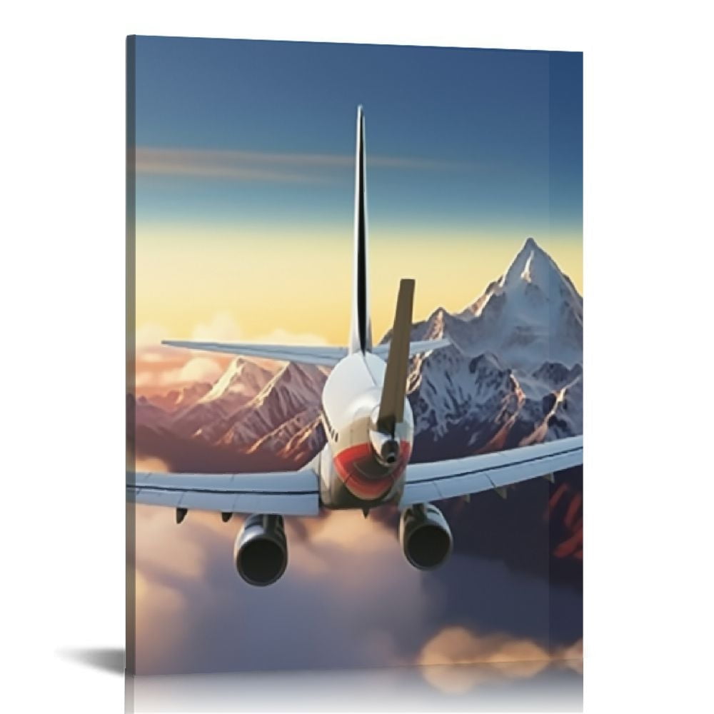 ONETECH YYKKWWXX Printed Posters Home Decor Modular Snow Mountain ...