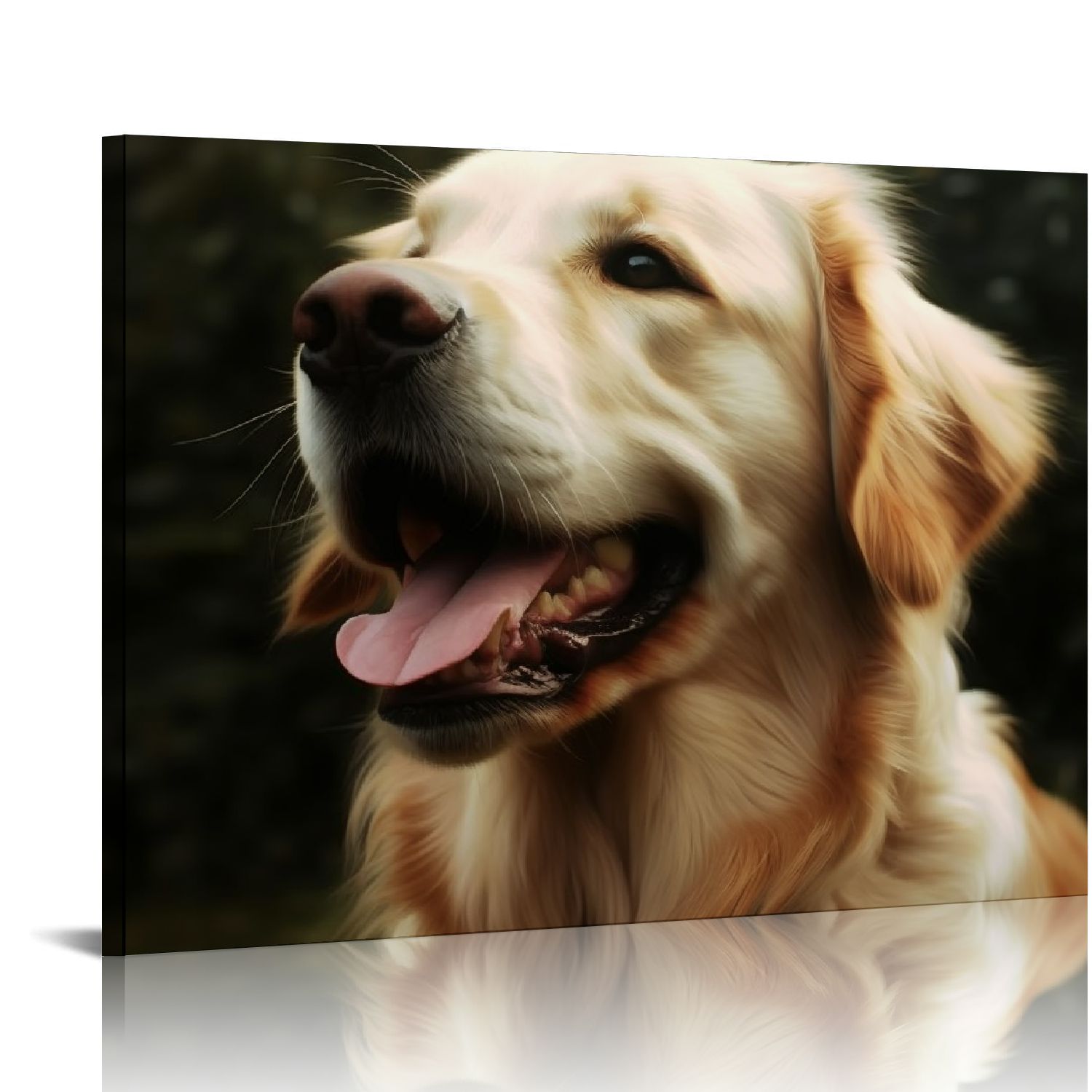 ONETECH Yellow Labrador Poster Canvas Prints Wall Art For Living room ...
