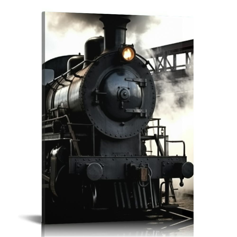 ONETECH - with Gray Smoke Steam s in Progress Wall Art Painting The ...