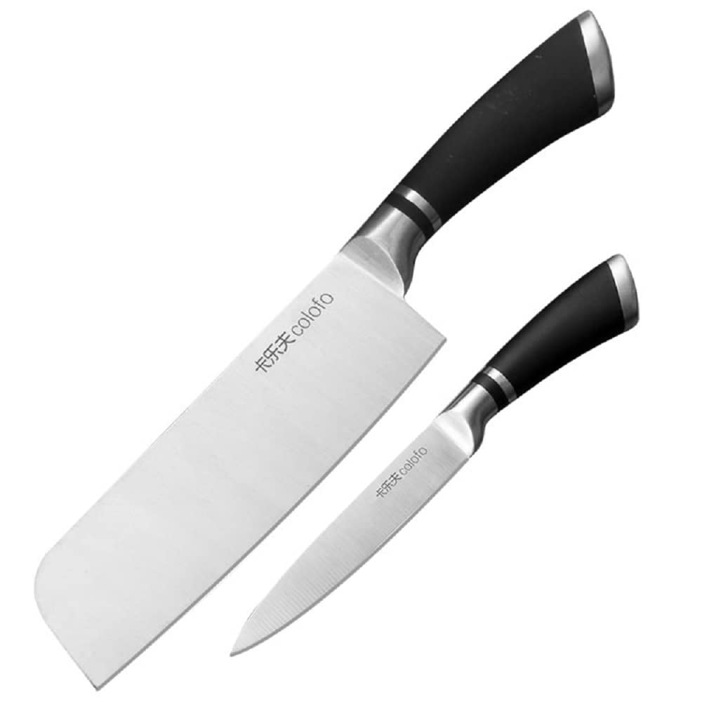 ONICORN 2 pcs Set Stainless Steel Kitchen Knife Chef Paring Knife Sharp ...