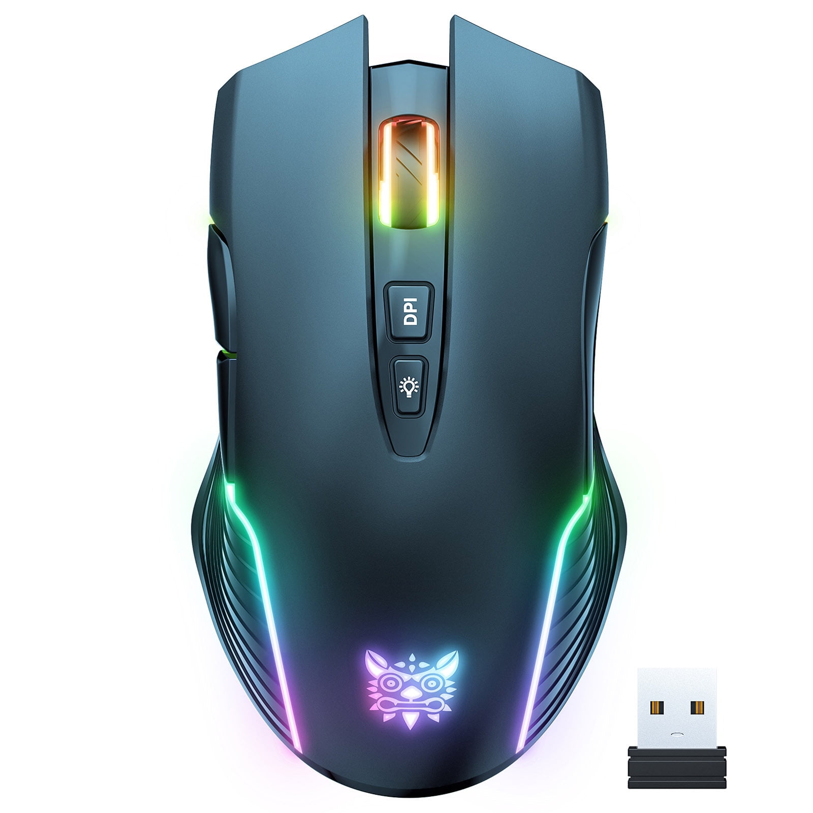ONIKUMA CW905 RGB 2.4G Wireless Gaming Mouse, Rechargeable Computer ...