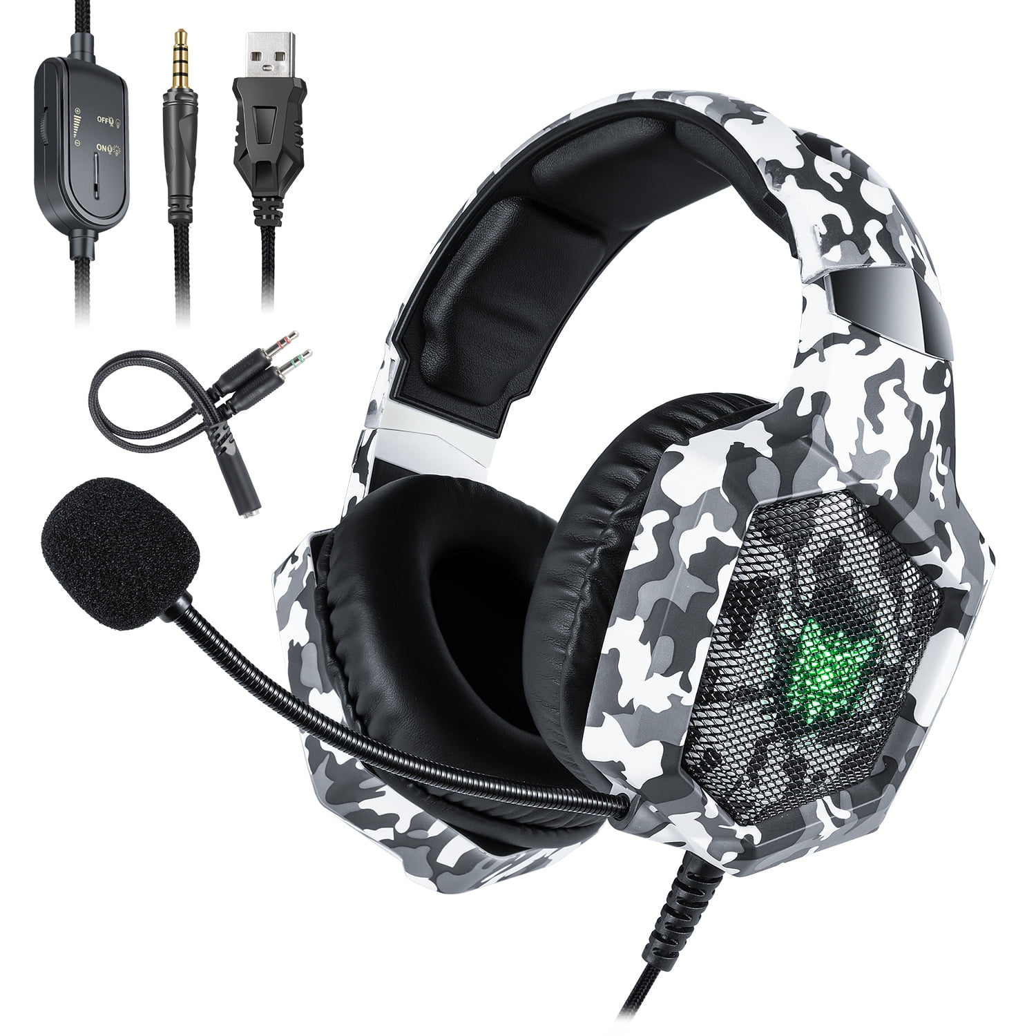 ONIKUMA K8 Gaming Headset – Updated Headset Gaming for PS4 New Xbox One ...