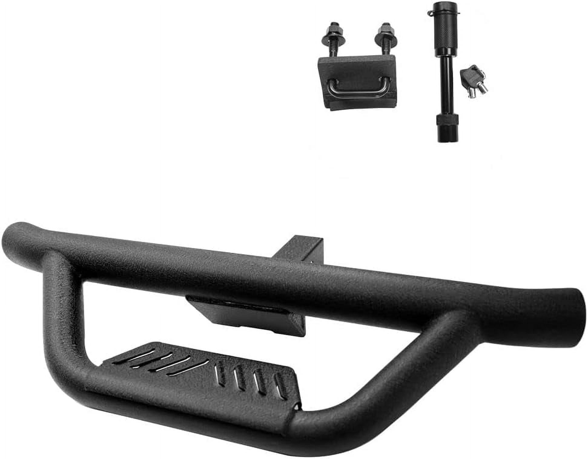 ONINE Texture Black Universal Hitch Step with Hitch Lock and Stabilizer ...