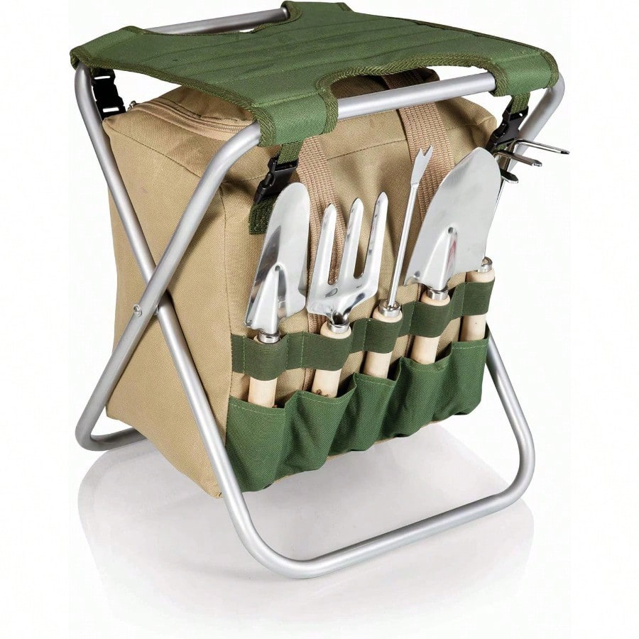 ONIVA A Brand Gardener Folding Seat With Tools Garden Stool With ...