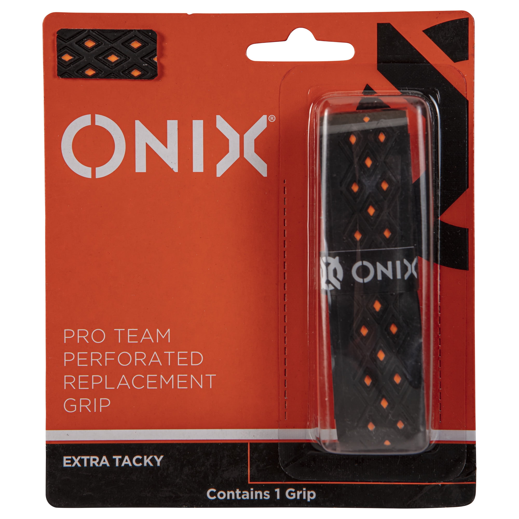 ONIX Pickleball Pro Team Perforated Replacement Grip — Black/Orange ...