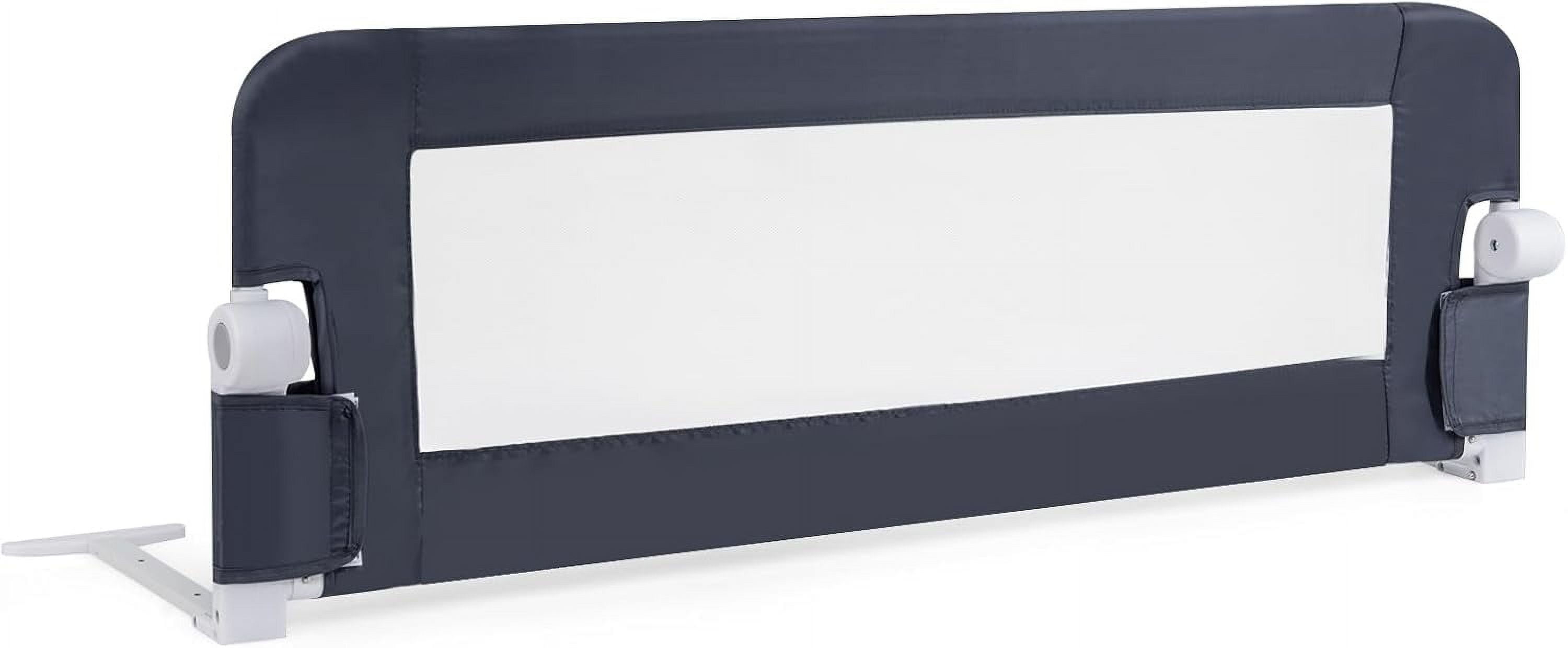 ONKER Bed Rails for Toddlers, Extra Long, Swing Down Safety Bed Guard ...