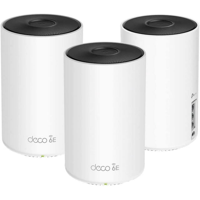 ONKER Deco AXE5300 Wi-Fi 6E Tri-Band Whole-Home Mesh Wi-Fi System, 3 ...