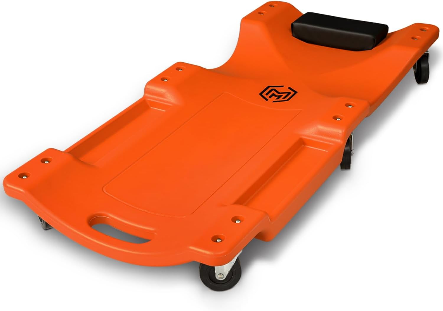 ONKER Mechanic Creeper with Padded Headrest and Tool Tray, 330 lbs ...