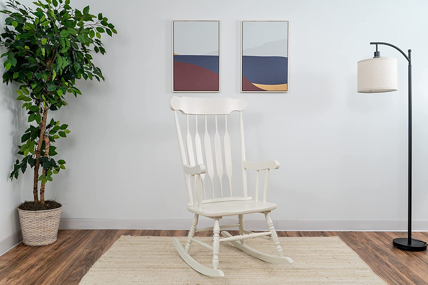 ONKER Rocking Chairs - Classic Wooden Rocker - Comfort Fitted Design ...