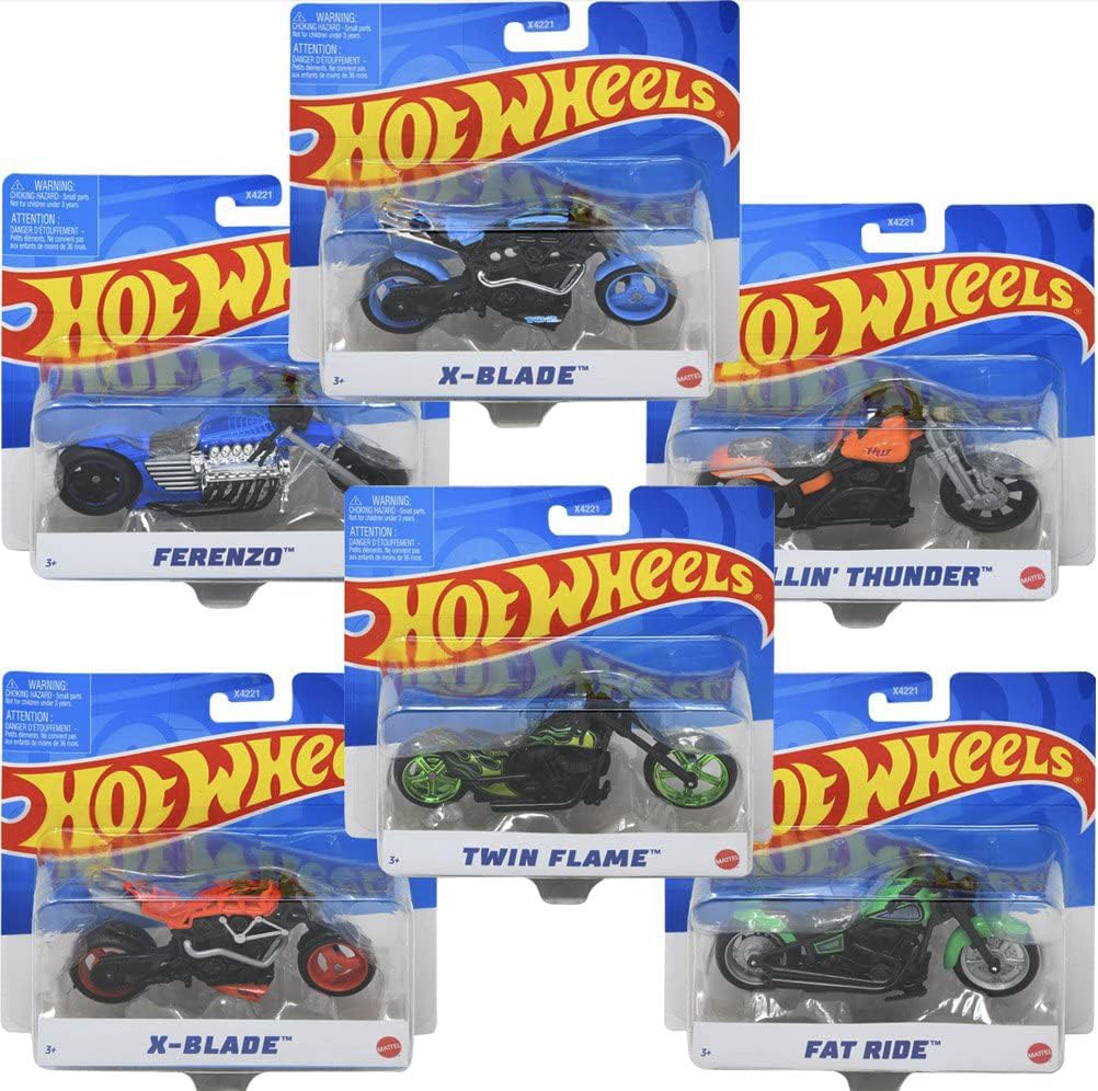 ONKER Street Power Collectible Motorcycle - Complete Set of 6 ~ X-Blade ...